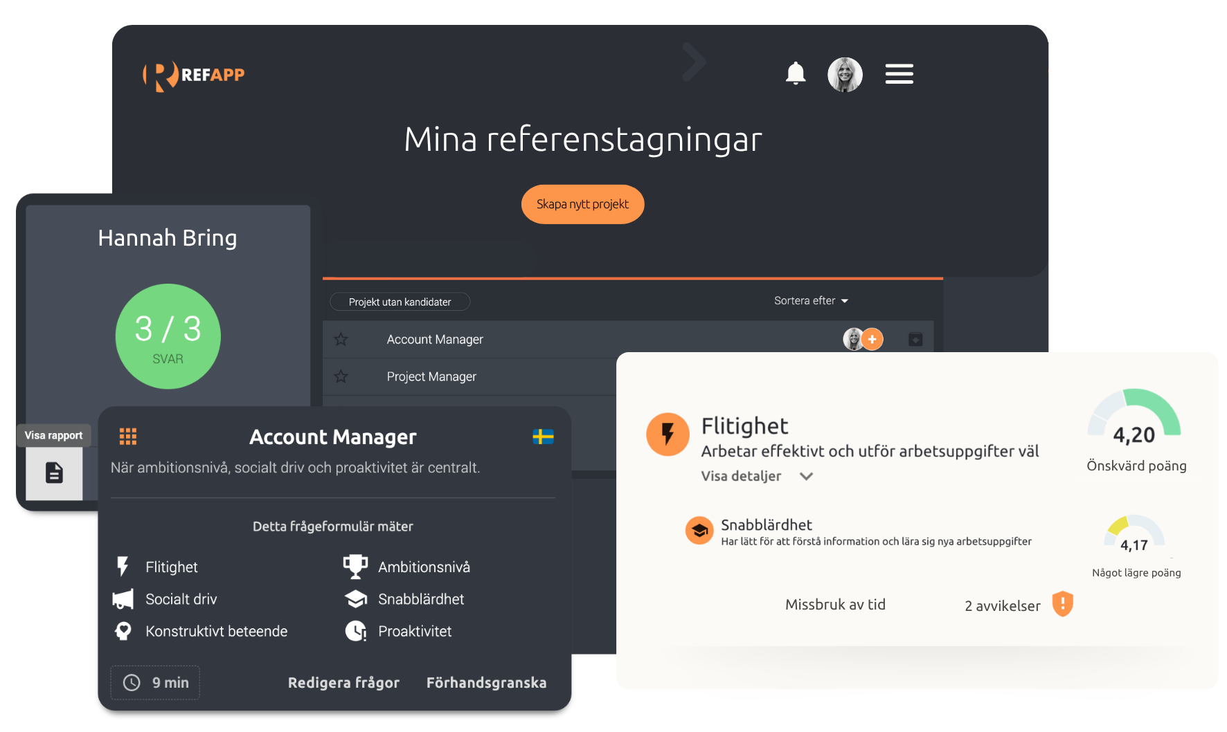 Digital referenstagning & bakgrundskontroll för rekrytering och bemanning | Refapp